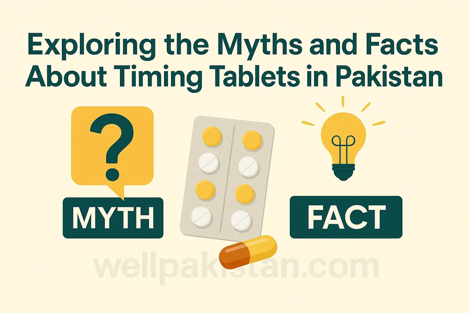 Exploring the Myths and Facts About Timing Tablets – Well Pakistan